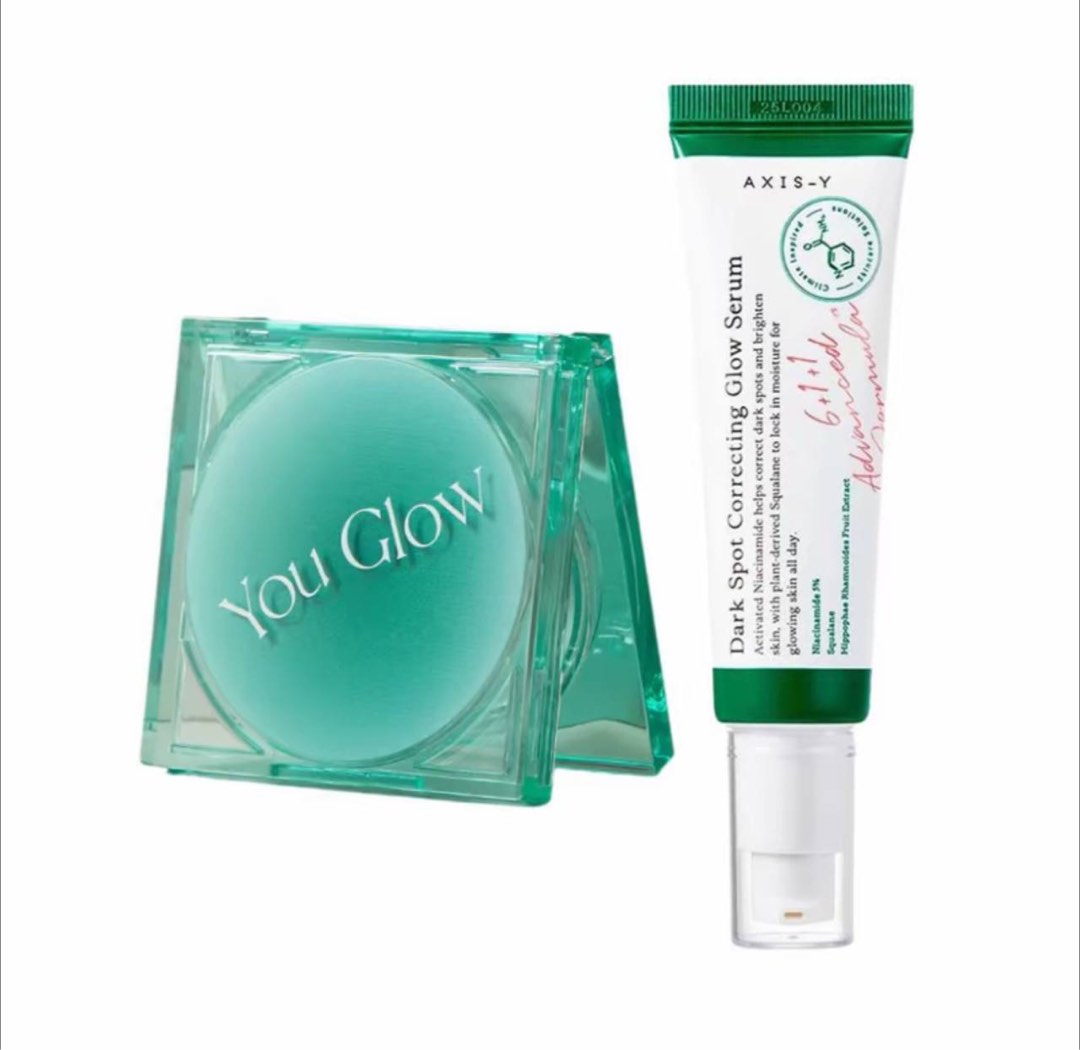 AXIS-Y You Glow Set - Dark Spot Correcting Glow Serum + Pocket Mirror ...