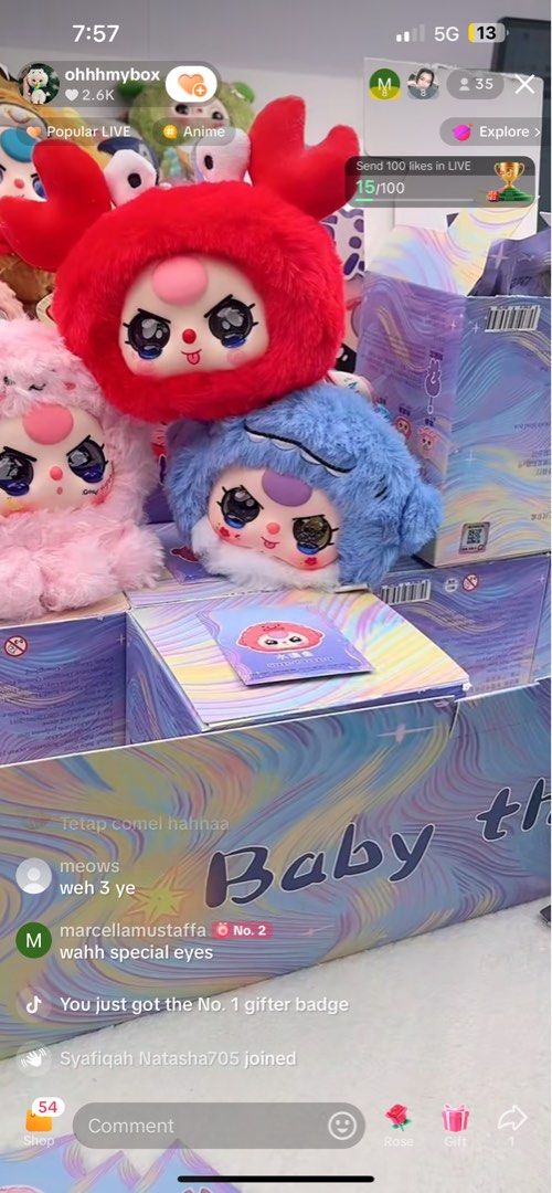 baby three ocean liquid eyes, Hobbies & Toys, Toys & Games on Carousell
