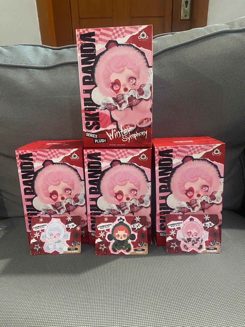 (BACA DESC!) skullpanda winter symphony series plush (selected/bb ...