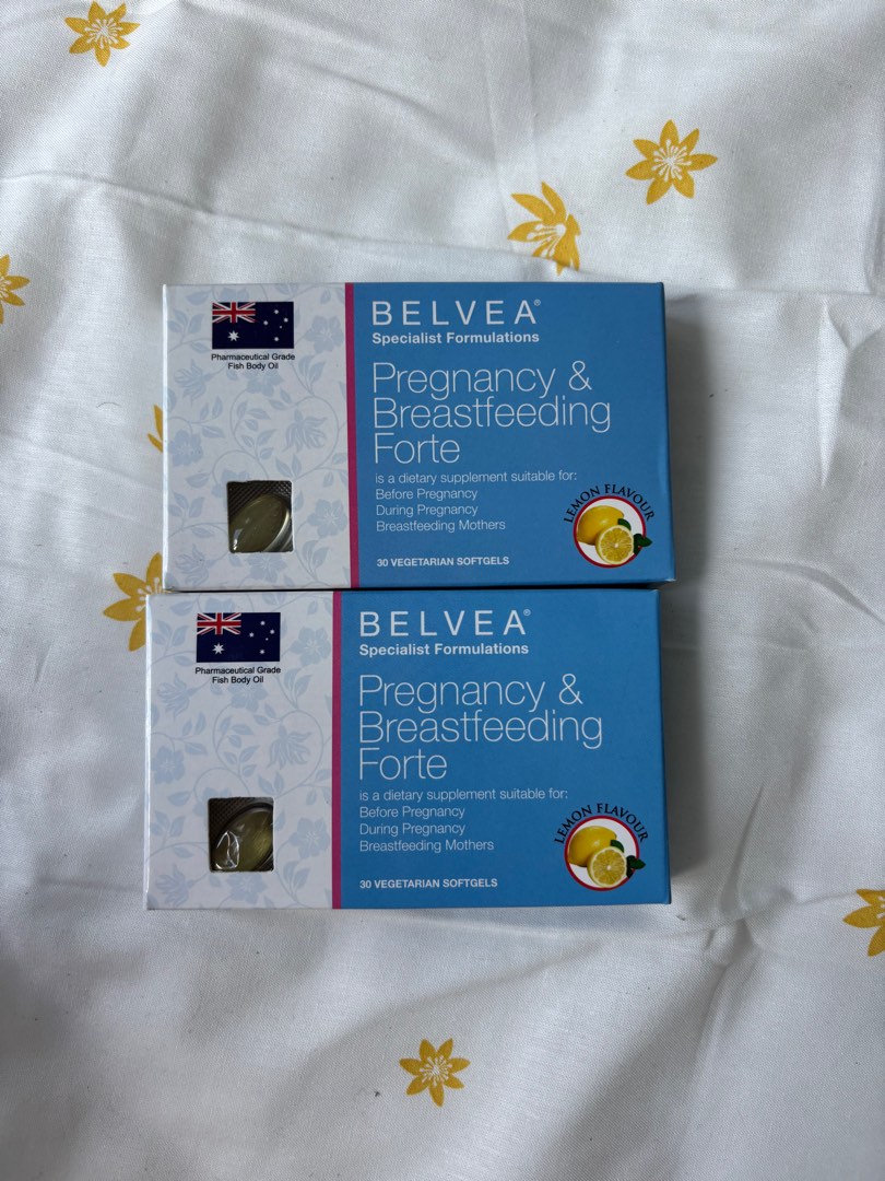 Belvea pregnancy and breastfeeding forte fish oil, Babies & Kids ...