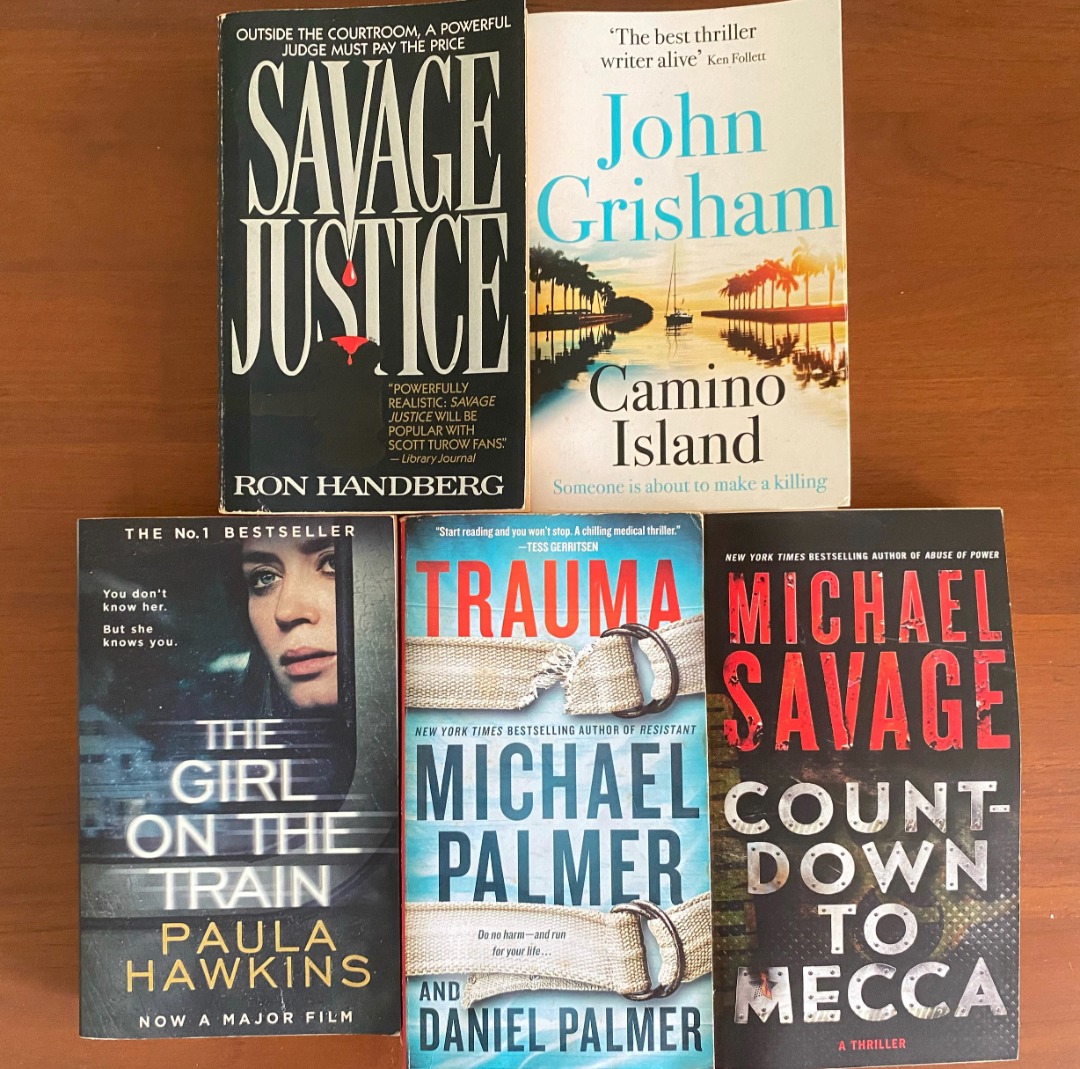 Bestselling Authors’ Thriller Novels (Used), Hobbies & Toys, Books ...