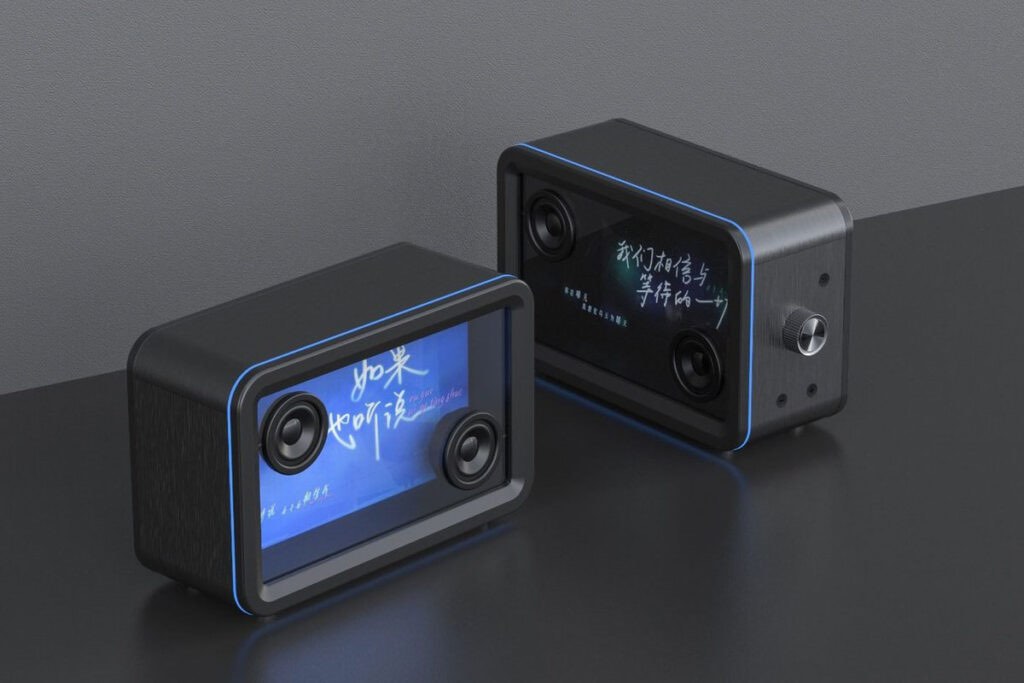 BNIB Aeezo Aerial X - Wireless Photo Frame & AI Lyric Speaker, Audio ...