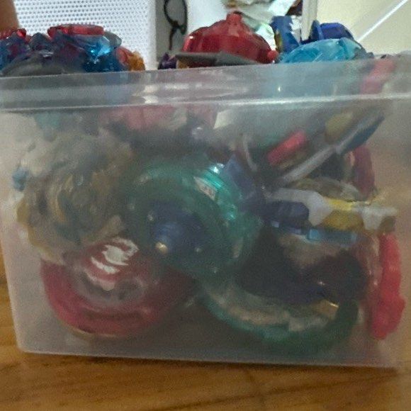 Box of beyblades, Hobbies & Toys, Toys & Games on Carousell