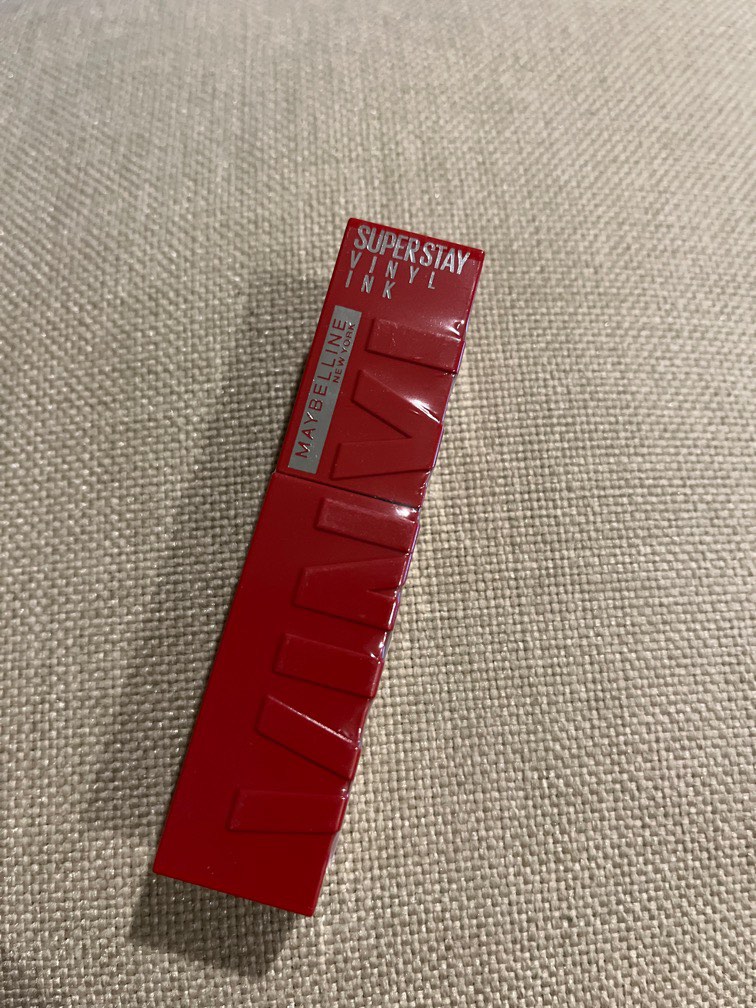 BRAND NEW Maybelline Superstay Vinyl Ink shade 23 rebellious, Kesehatan ...
