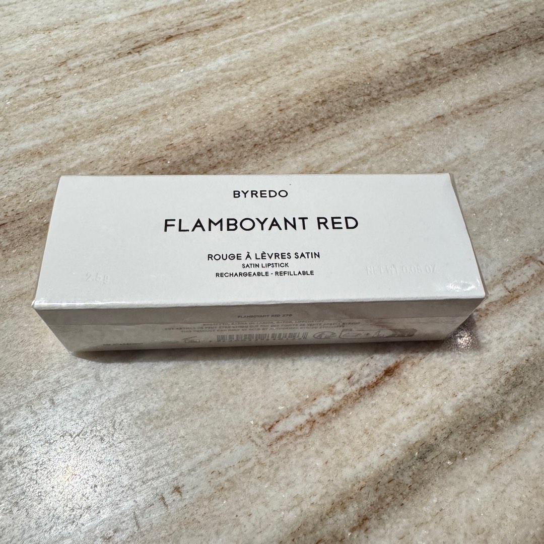 Byredo Flamboyant Red Satin Lipstick, Beauty & Personal Care, Face ...