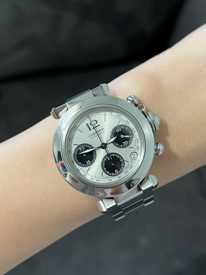CARTIER PASHA PANDA AUTOMATIC CHRONOGRAPH 35MM, Luxury, Watches on ...