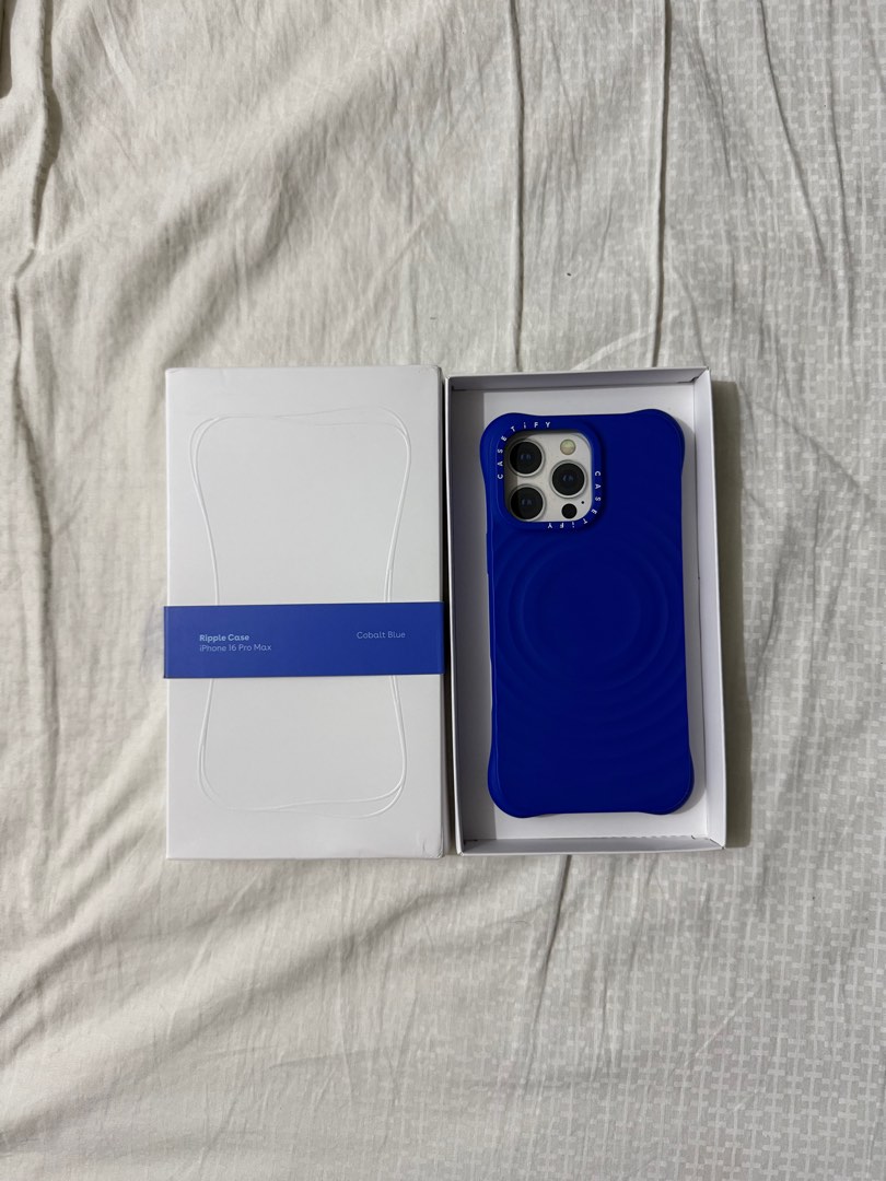 Casetify Ripple Case Cobalt Blue iPhone 16 Pro Max, Mobile Phones ...