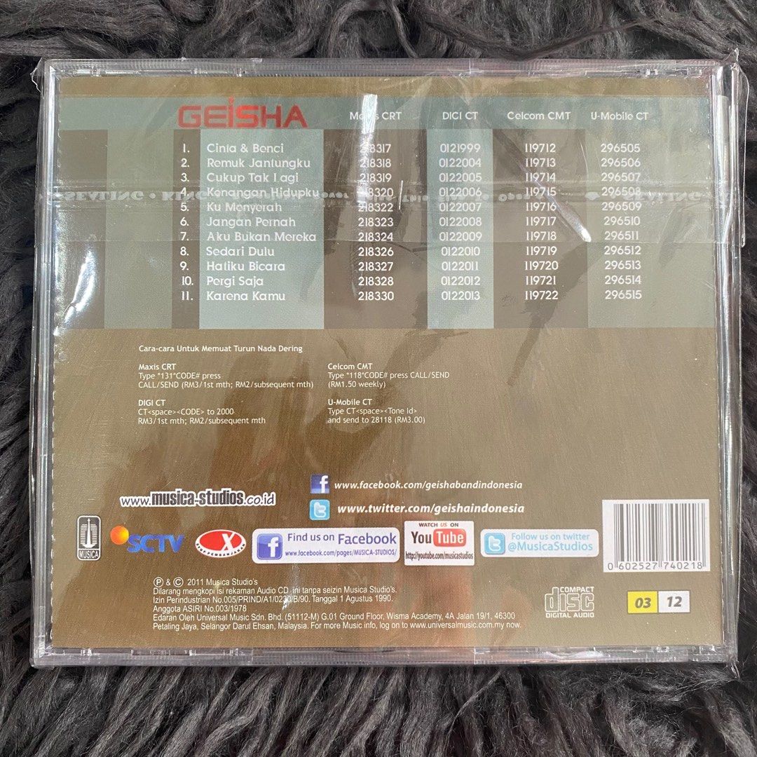 CD GEISHA MERAIH BINTANG, Hobbies & Toys, Music & Media, CDs & DVDs on ...