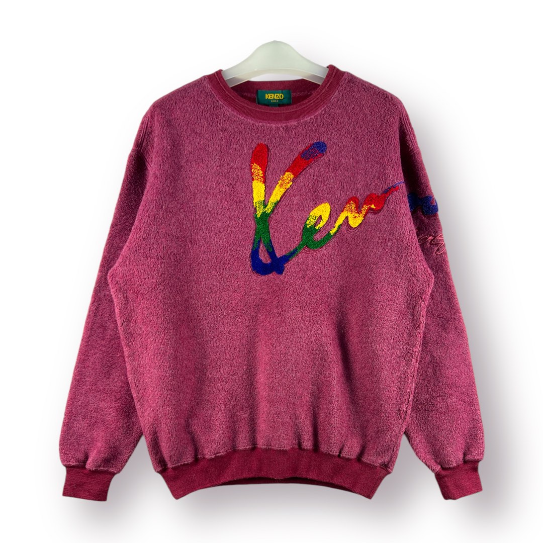 C(F15) Kenzo Golf Colorway logo Sweatshirt, Men's Fashion, Tops & Sets, Hoodies on Carousell