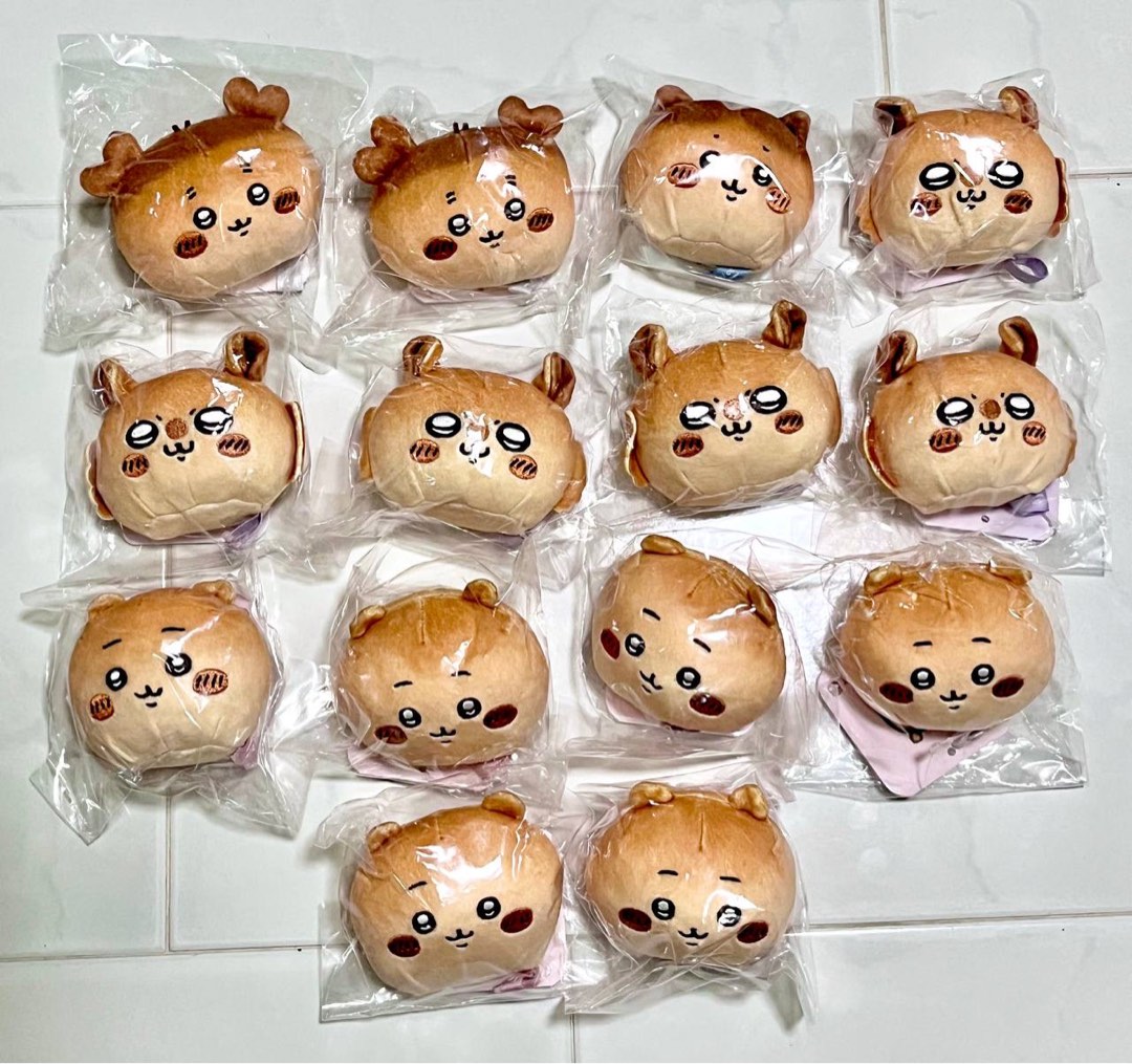 Chiikawa bread mochi plush momonga hachiware furuhonya, Hobbies & Toys ...