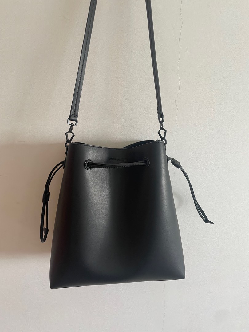 C&K Bellamy Drawstring Hobo Bag, Women's Fashion, Bags & Wallets ...