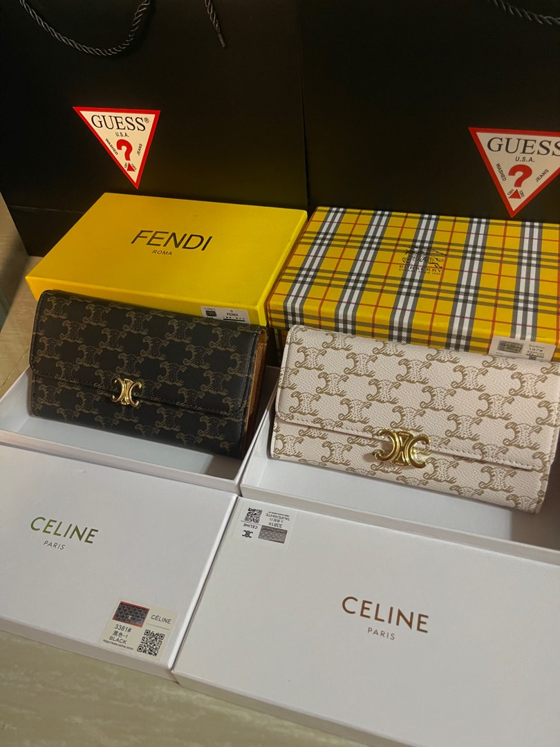 CLN Celine Paris MPO Long wallet, Women's Fashion, Bags & Wallets ...