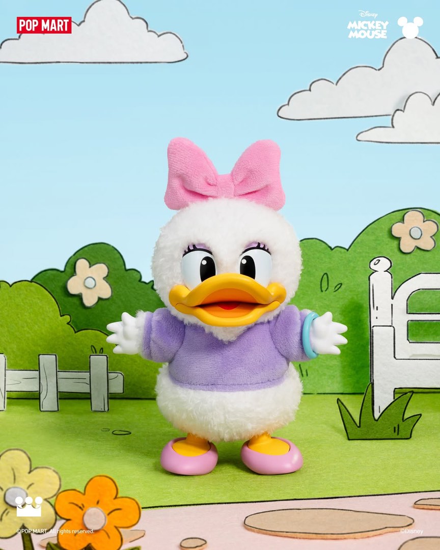 (CO OREN) Mickey Family Cute Together Plush Pendant Ganci Original Pop ...