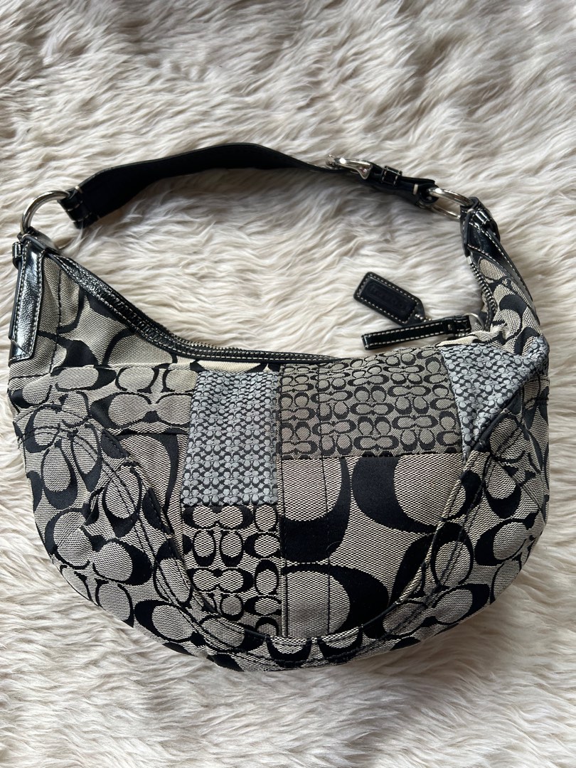 Coach hobo patch works, Luxury, Bags & Wallets on Carousell