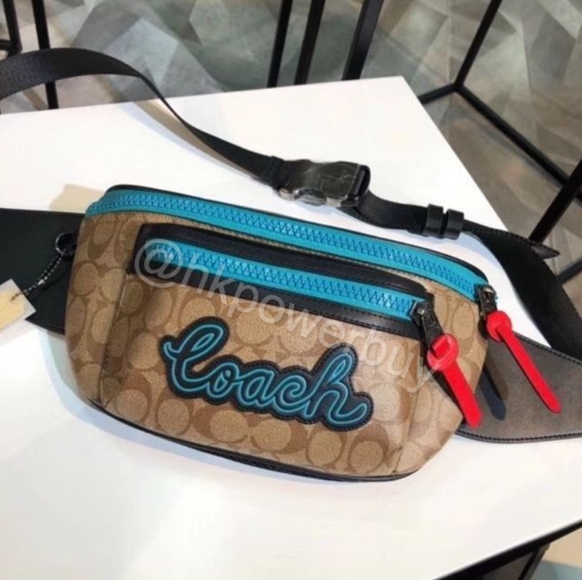 Coach Terrain Belt Bag In Signature Canvas (Men Crossbody Sling Waist ...