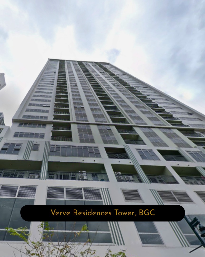 Cozy Studio Condo for Rent in Verve Residences Tower, BGC, Property ...