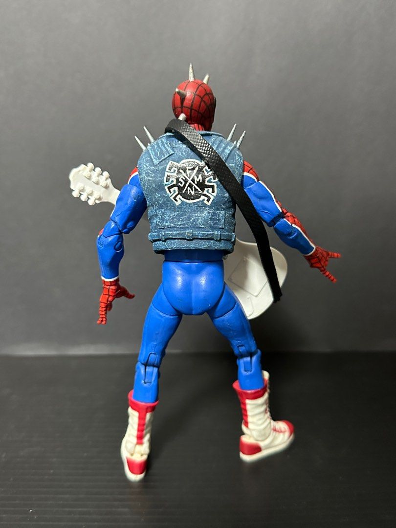 Custom Spider Punk with Guitar Hasbro Spider Man Multiverse Into Across ...