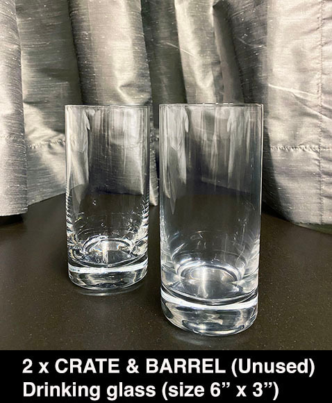 Drinking Glasses Unused, Furniture & Home Living, Kitchenware ...