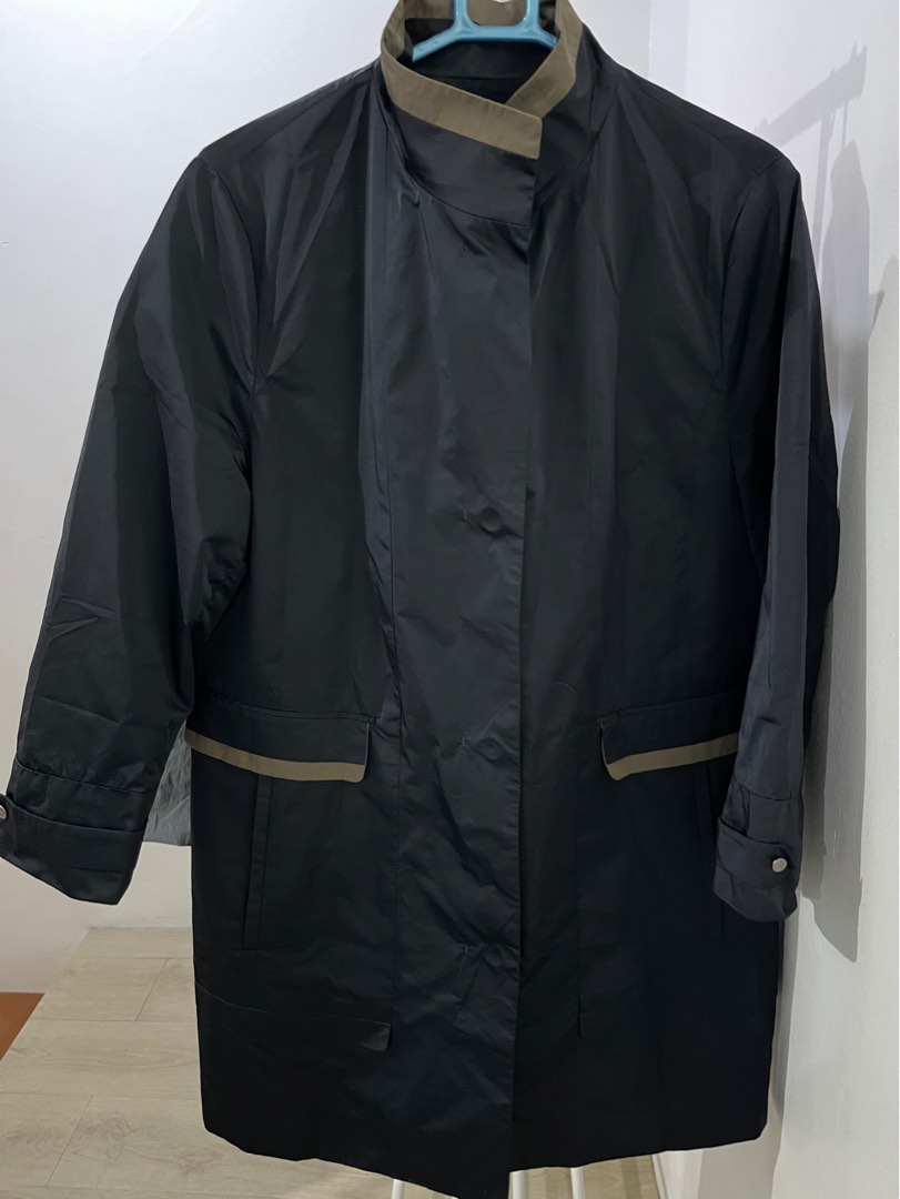 Emcee long coat, Women's Fashion, Coats, Jackets and Outerwear on Carousell