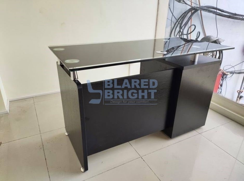 executive table glass top office furniture | partition cubicle | BLARED ...