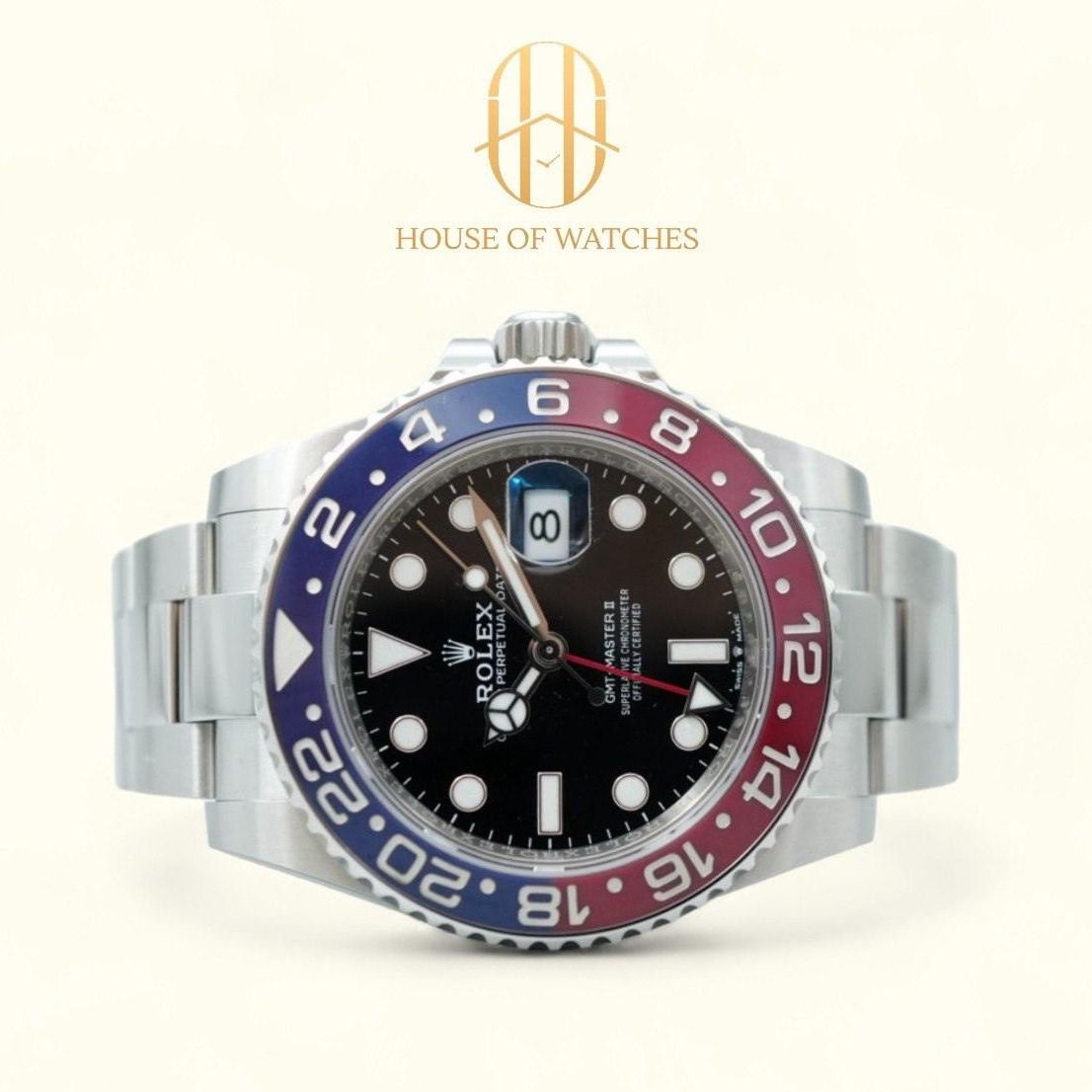 Full Factory Stickers Brand New December 2024 Rolex Gmt Master II Pepsi ...