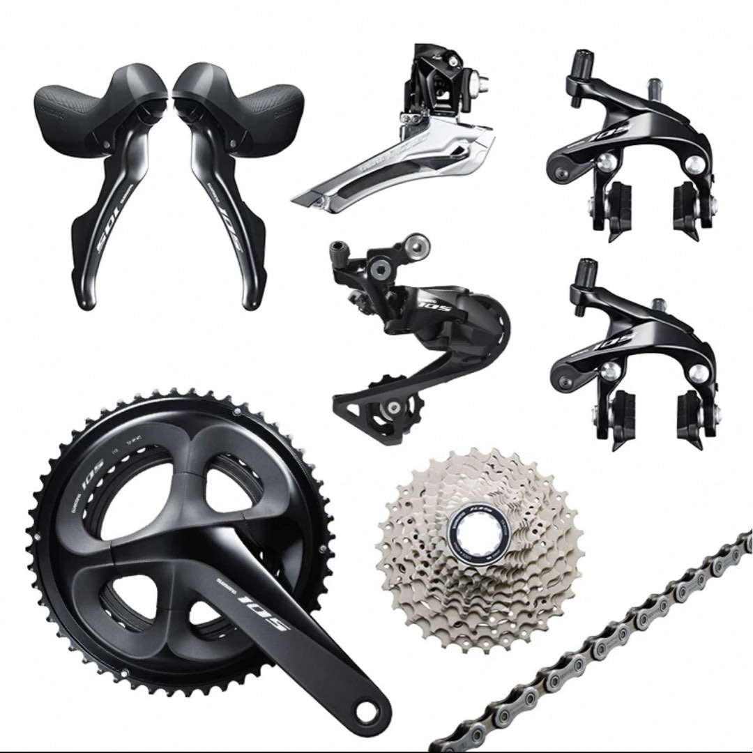 FULL Shimano R7000 Rim Brake Groupset 11 Speed, Sports Equipment ...