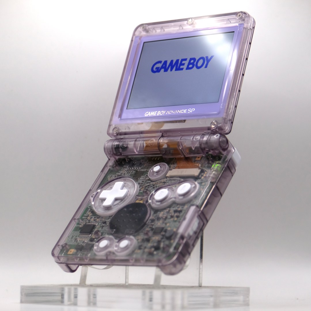 Gameboy Advance SP (GBA SP) with IPS and USBC, Video Gaming, Video Game ...