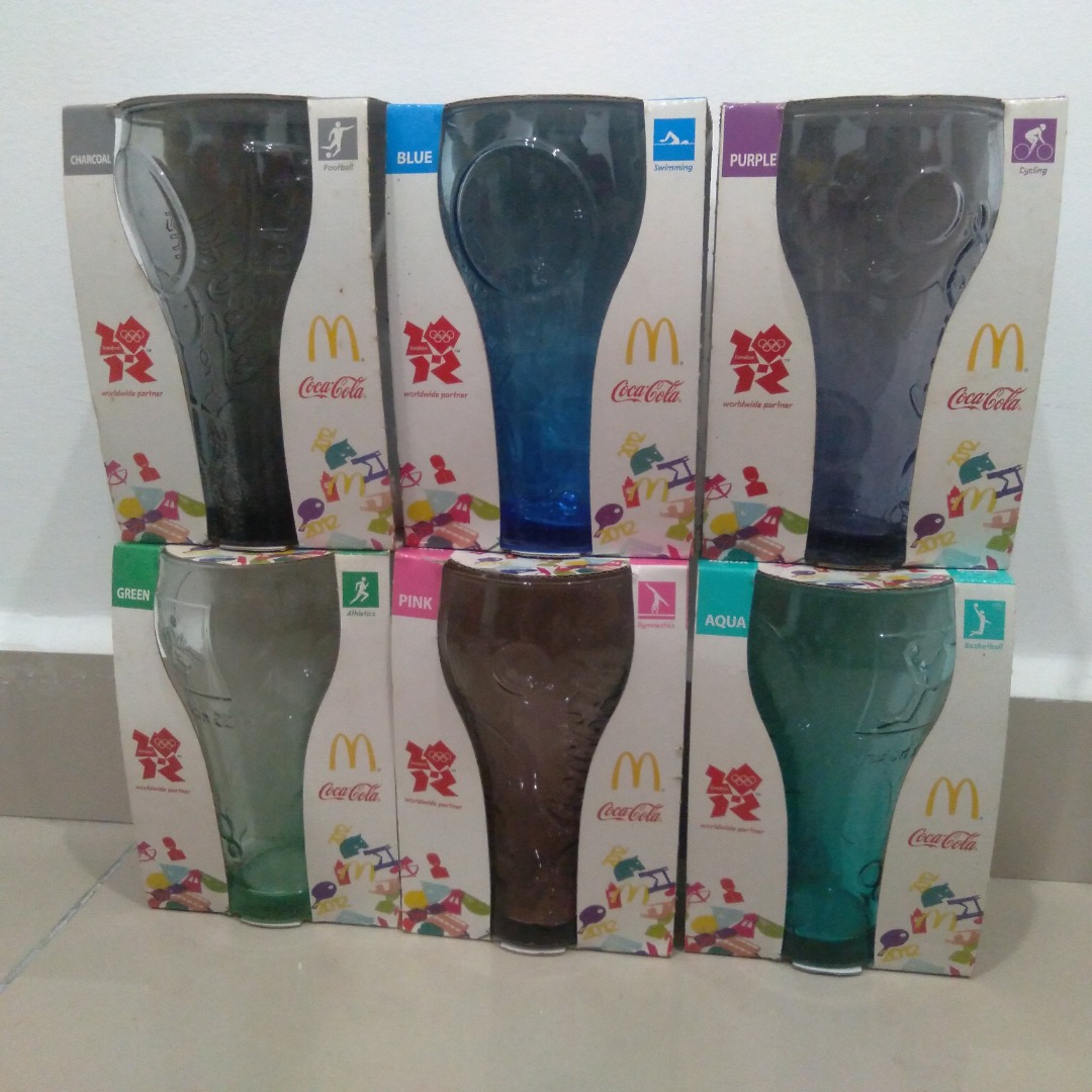 Gelas Coca cola X McDonald (6pcs), Hobbies & Toys, Collectibles ...