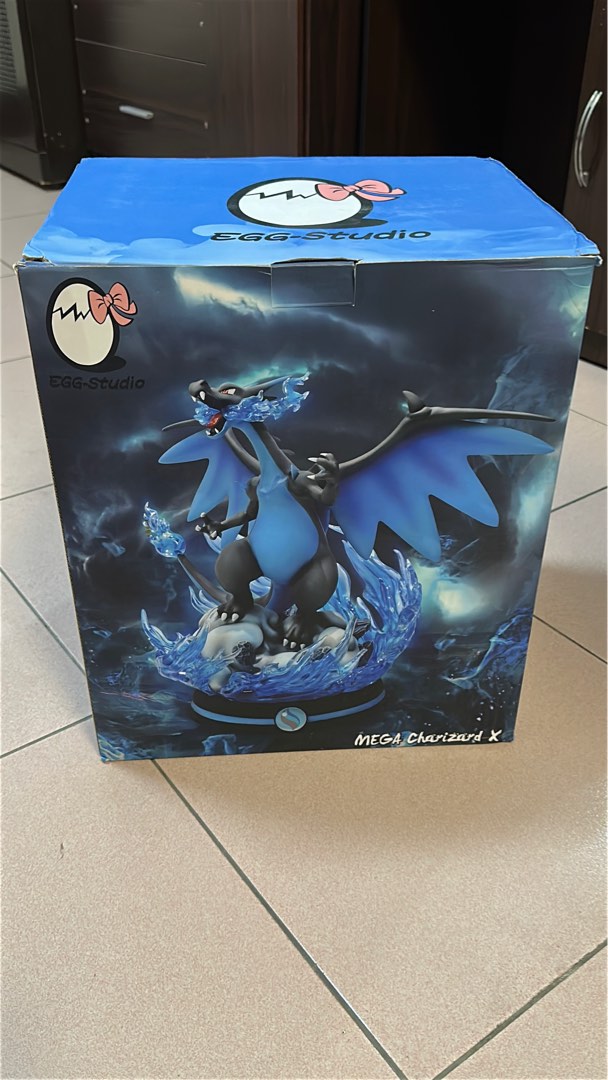【GK】 寶可夢 Egg 工作室 MEGA 噴火龍X 雕像 X噴 現貨, 書籍、休閒與玩具, 玩具、公仔、桌遊在旋轉拍賣