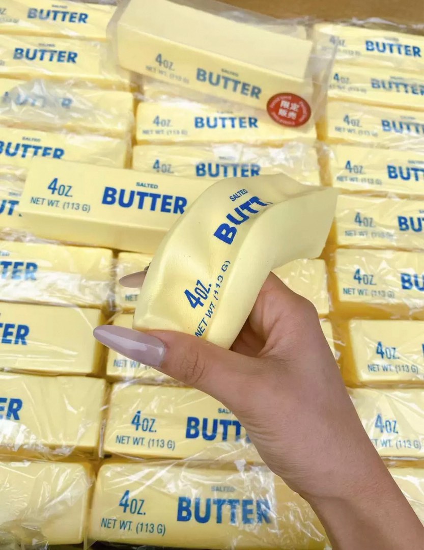 [Hachimi] Butter Slab Squishy, Hobbies & Toys, Toys & Games on Carousell