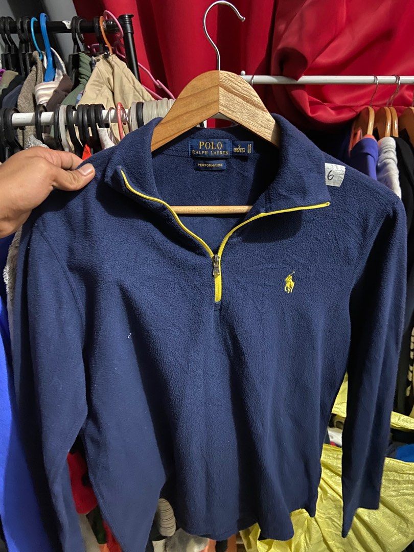 half zip polo rl, Men's Fashion, Activewear on Carousell