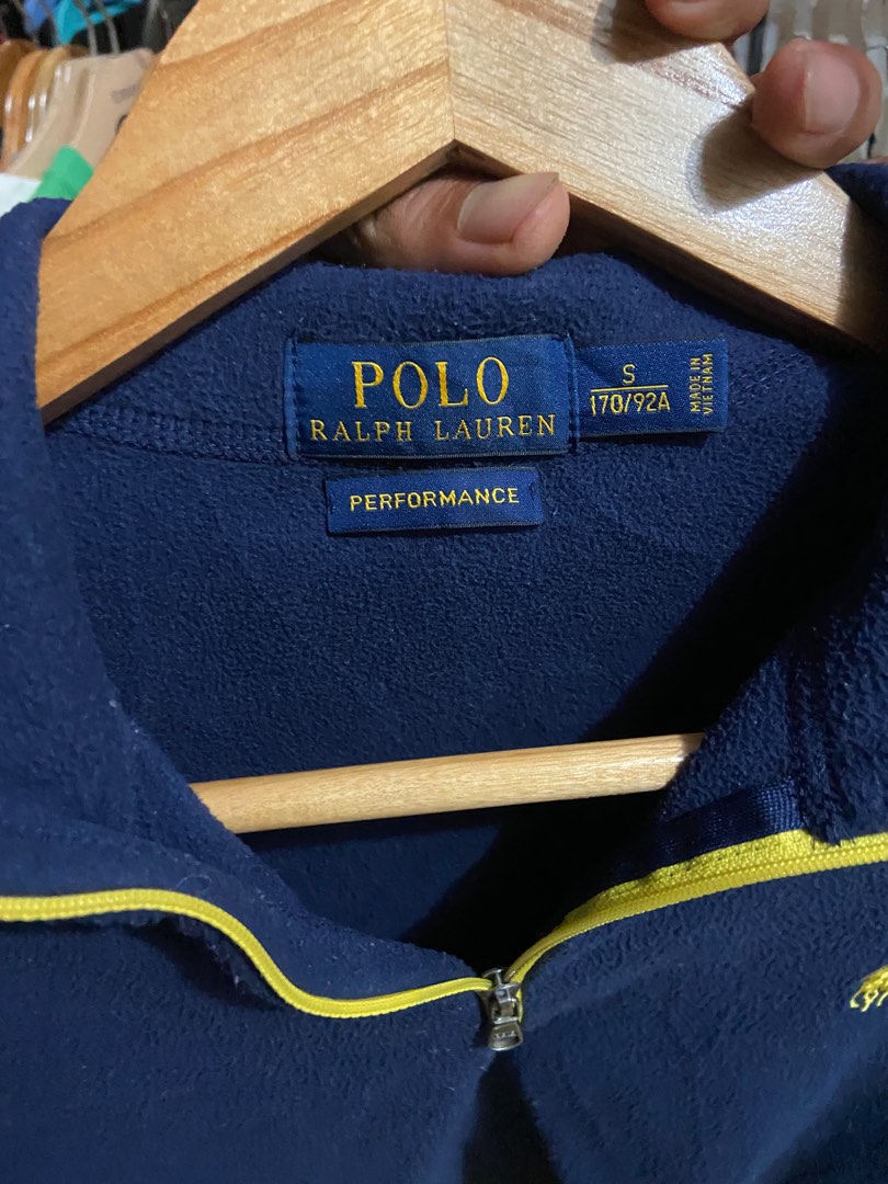half zip polo rl, Men's Fashion, Activewear on Carousell