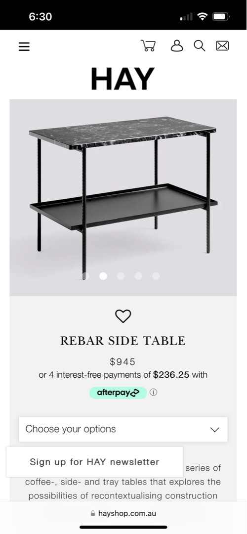 HAY Rebar side table, Furniture & Home Living, Furniture, Tables & Sets on Carousell