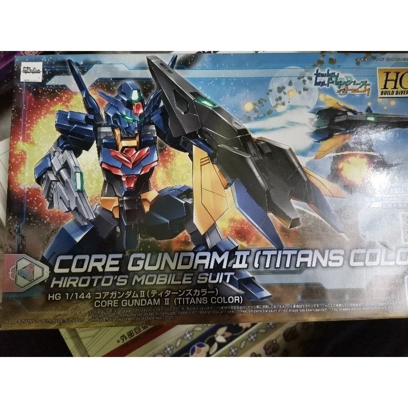 HG Core Gundam II (Titan Colour), Hobbies & Toys, Toys & Games on Carousell