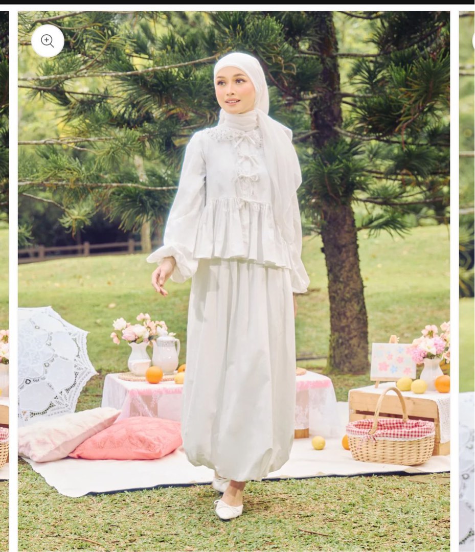Hijabistahub Airy Bow-tie Dress, Women's Fashion, Dresses & Sets, Dresses on Carousell