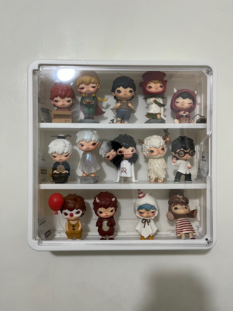 hirono pop mart acrylic display case, Hobbies & Toys, Toys & Games on ...