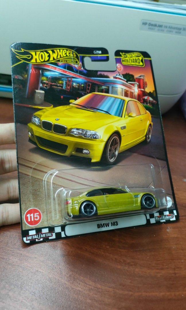 Hot Wheels Premium BMW E46 M3 Boulevard Series 1:64, Hobbies & Toys ...