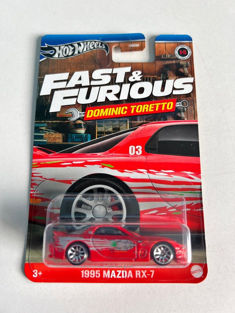 Hotwheels Mazda RX7 Fast and Furious Dominic Toretto, Hobbies & Toys ...