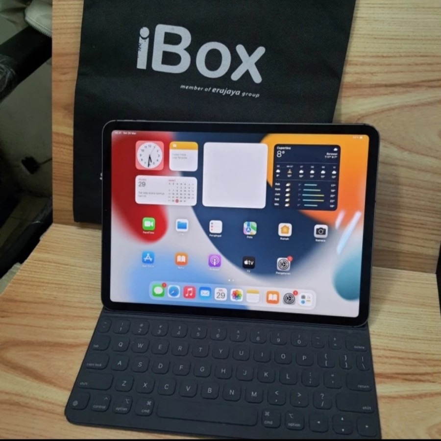 [ibox] iPad Pro 11 inchi 512GB Wifi only 2018 + smartkeyboard folio second original - tab tablet ...