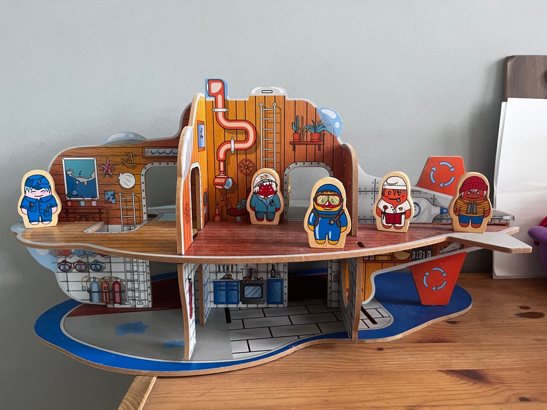 IKEA Blavingad Wooden Submarine Playset, Hobbies & Toys, Toys & Games ...