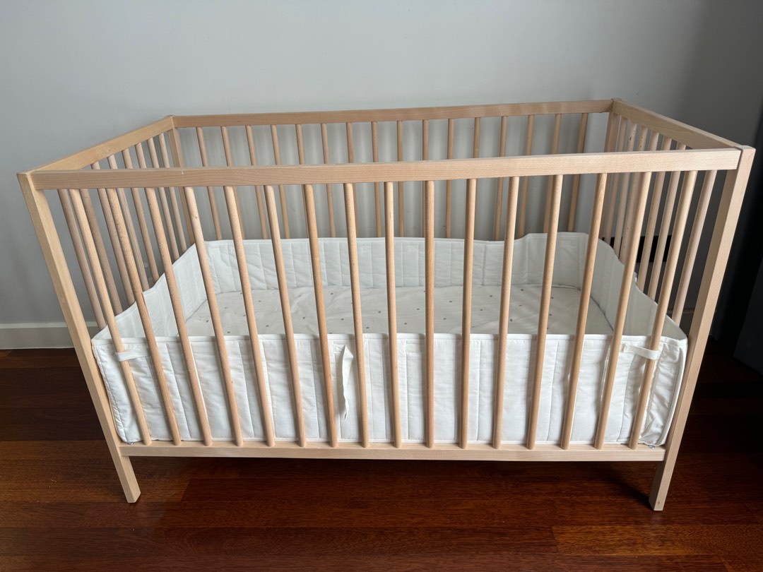 IKEA SNIGLAR Cot (60 x 120cm), Babies & Kids, Baby Nursery & Kids ...