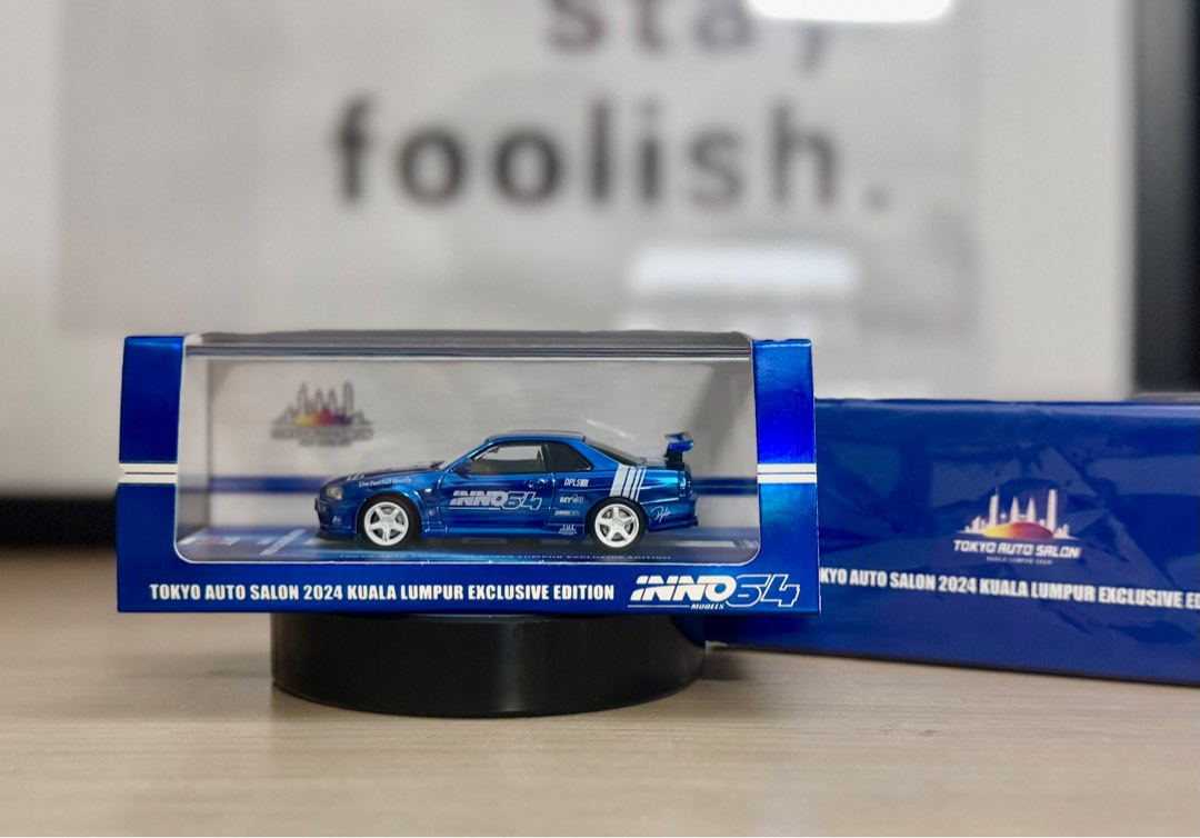 [Chase] Inno64 1/64 GT-R R34 V-Spec TASKL, Hobbies & Toys, Toys & Games ...