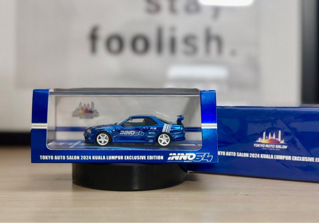 [Chase] Inno64 1/64 GT-R R34 V-Spec TASKL, Hobbies & Toys, Toys & Games ...