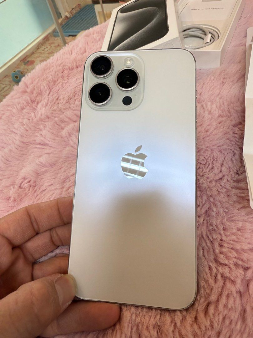 iPhone 15 Pro Max White Titanium 512GB, Mobile Phones & Gadgets, Mobile ...
