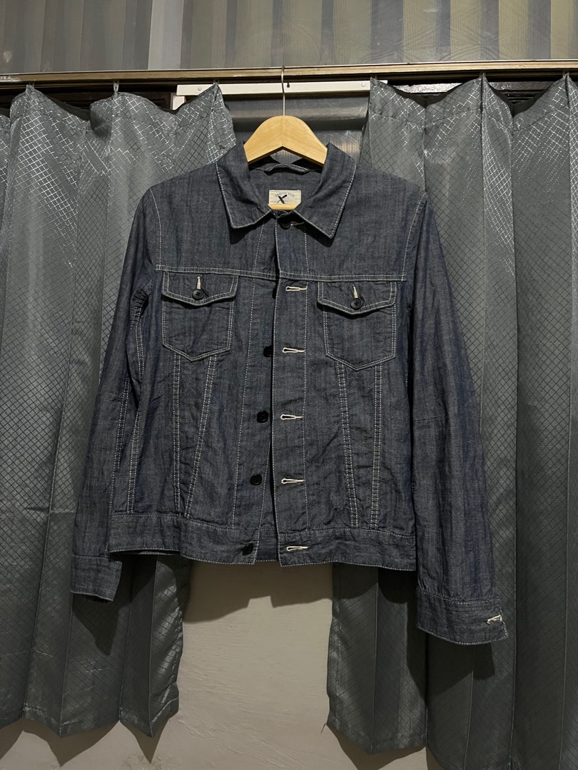 Jacket denim uniqlo / outer jeans uniqlo / jaket softjeans uniqlo / not ...