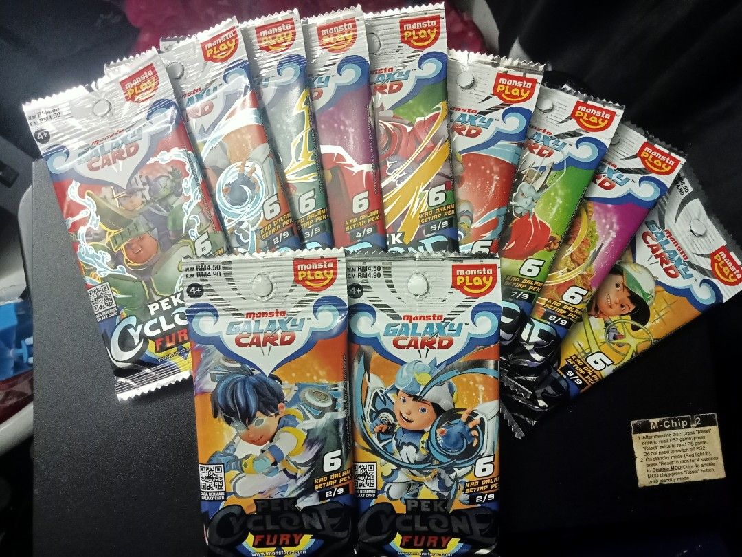 Kad boboiboy cyclone fury, Hobbies & Toys, Toys & Games on Carousell