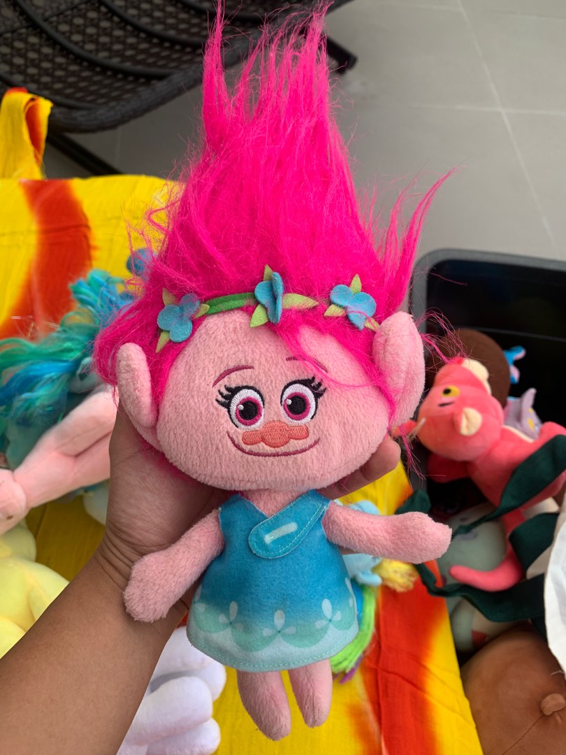 Kids Characters Stuffed Toys Disney Elsa Stitch Dora Trolls Sponge Bob ...