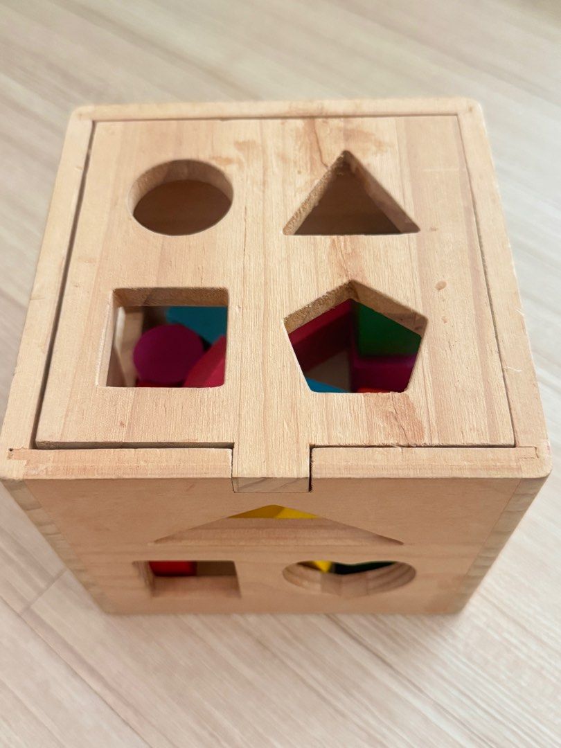 KIDS TOYS | WOODEN SHAPE SORTER | SUSUN BENTUK UNTUK KANAK-KANAK ...