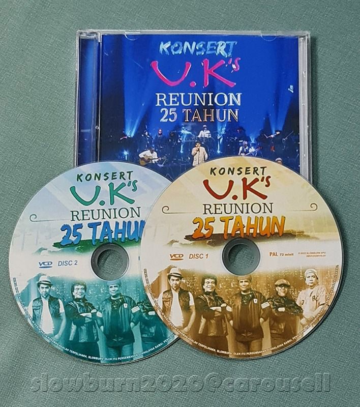 Konsert UKs Reunion 25 Tahun VCDr, Hobbies & Toys, Music & Media, CDs ...