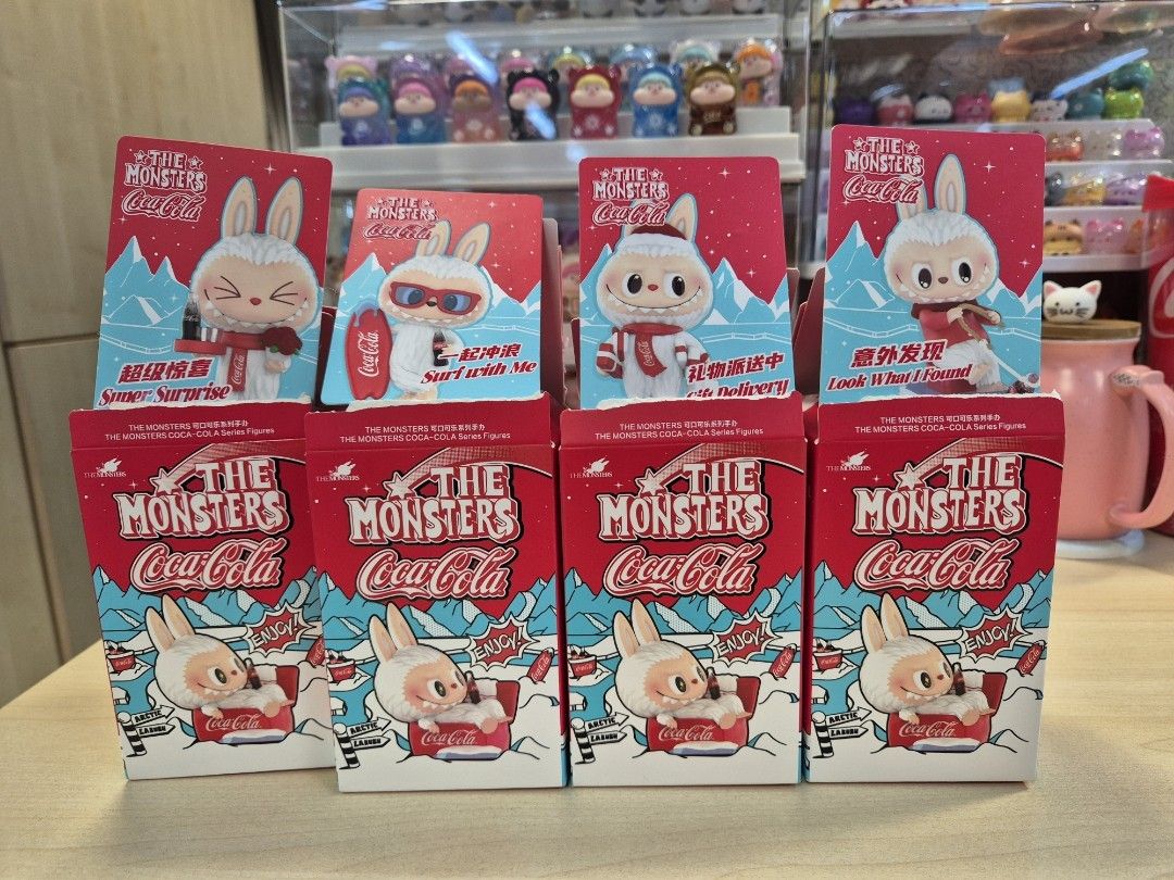 Labubu Coca Cola - Surf With Me, Hobbies & Toys, Toys & Games on Carousell